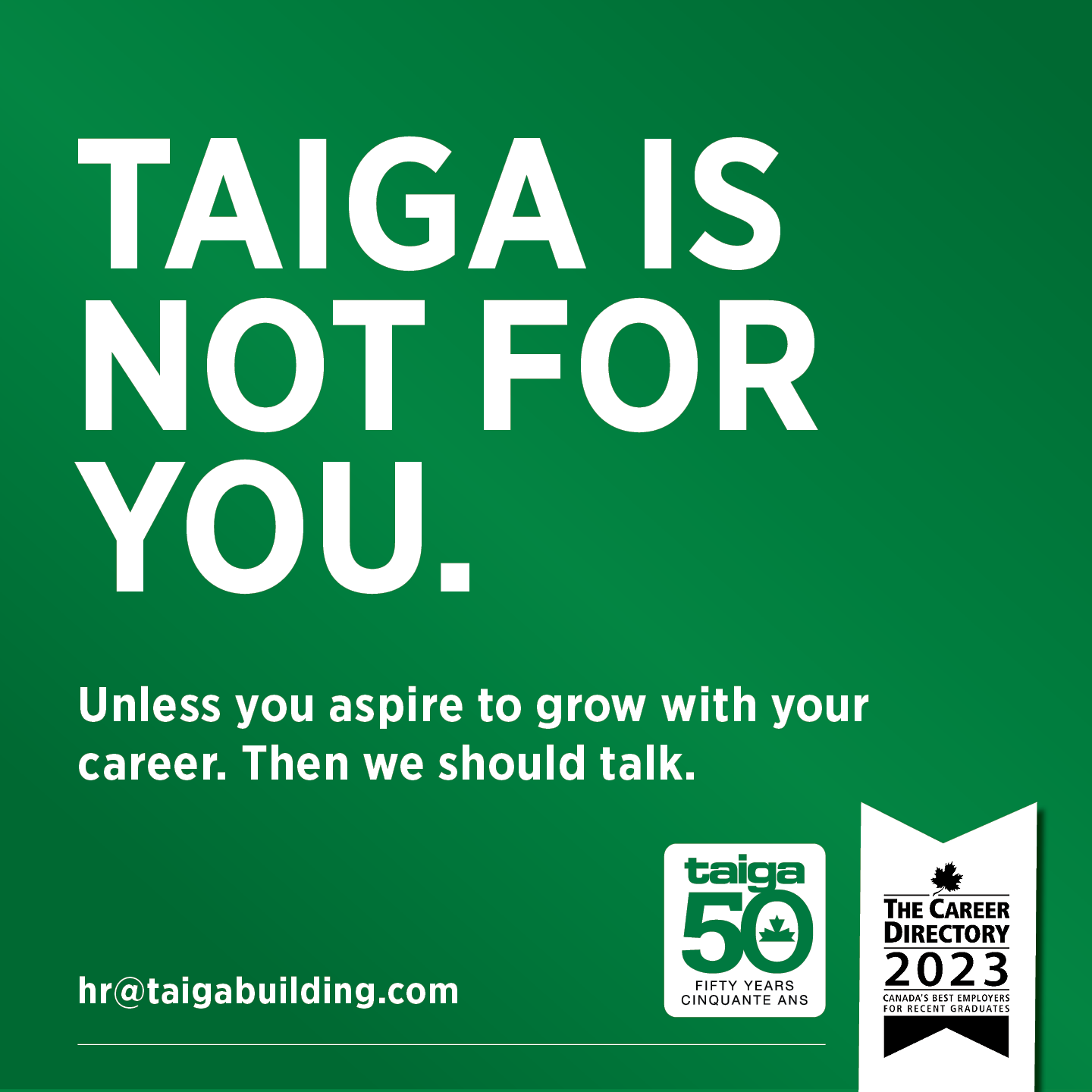 Careers at Taiga Building Products